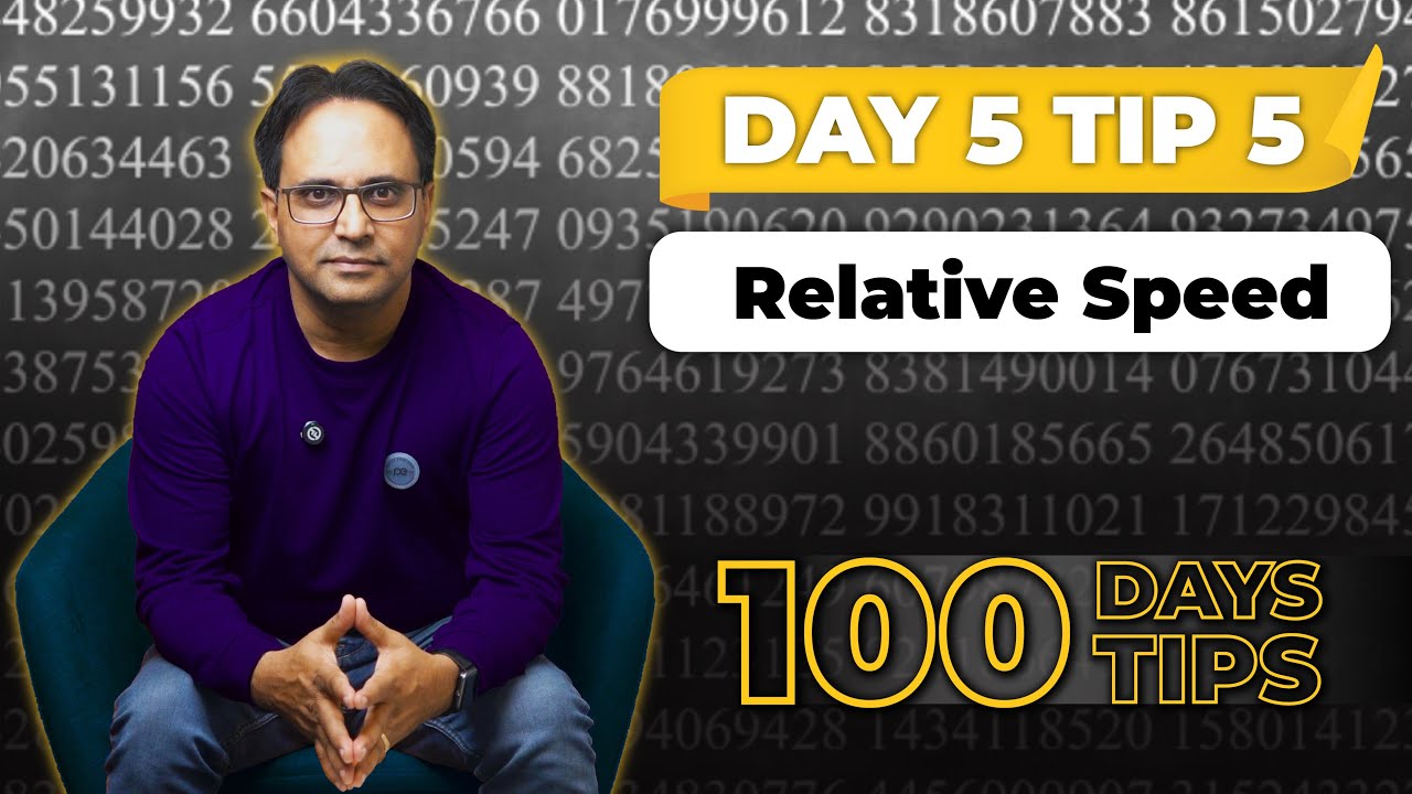 Relative Speed: Day 5 Tip 5 - YouTube