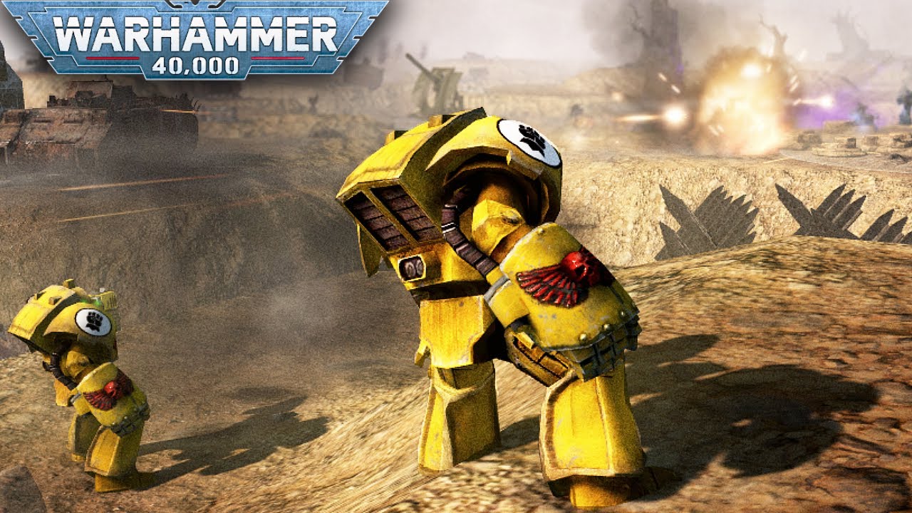 ULTIMATE MOD WARHAMMER 40K: Imperial Fists vs Chaos Space Marines - Men ...