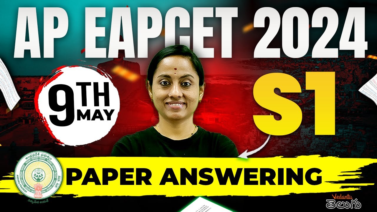 AP EAPCET 2024 | 9th Morning shift | Paper Analysis 🔥 AP EAPCET Live ...
