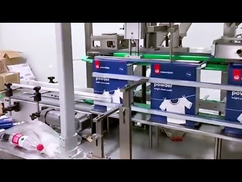 4kg detergent powder cartons filling sealing boxing machine Kartoniermaschine für Pulver