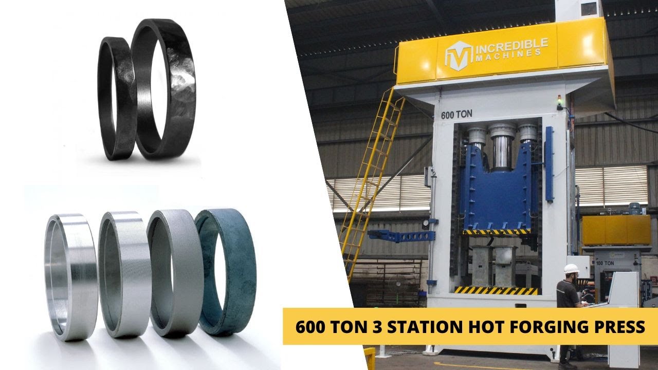 600 TON 3 STATIONS HYDRAULIC HOT FORGING PRESS | INCREDIBLE MACHINES ...