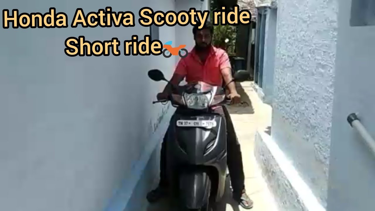 Honda Activa Scooty ride. Sunday short ride in Scotty Honda Activa ...