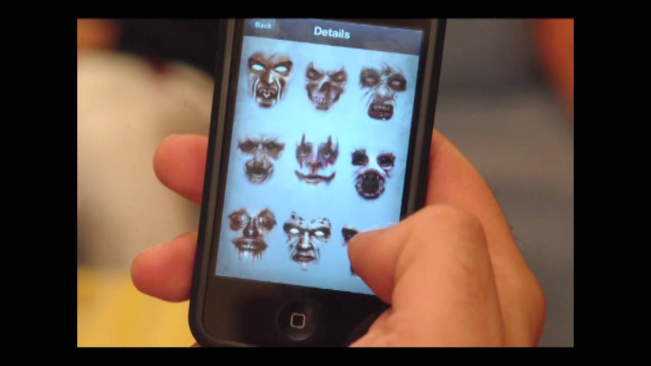 iPhone App: Zombie Detector (Smart Camera) - YouTube