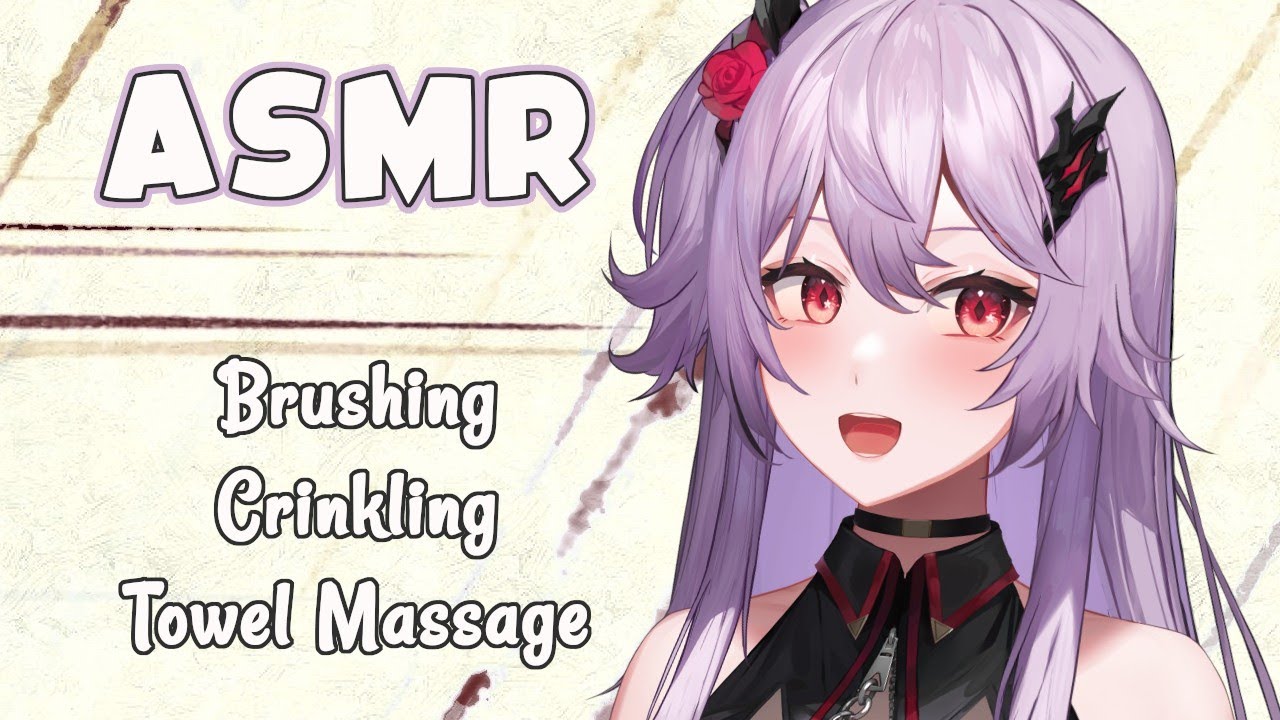 【ASMR】 August 4th, 2023 🕳️ Brushing / Crinkling / Towel Massage - YouTube