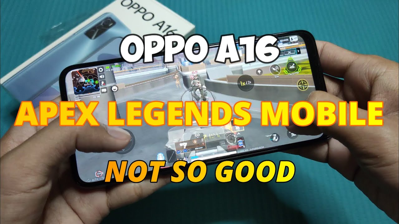 APEX Legends Mobile in OPPO A16 (Hand Cam) - YouTube