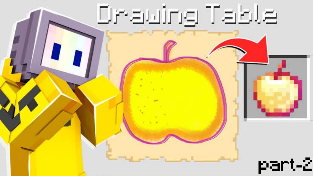 Minecraft loggy and chapati Drawings table mod download link 👇 ...