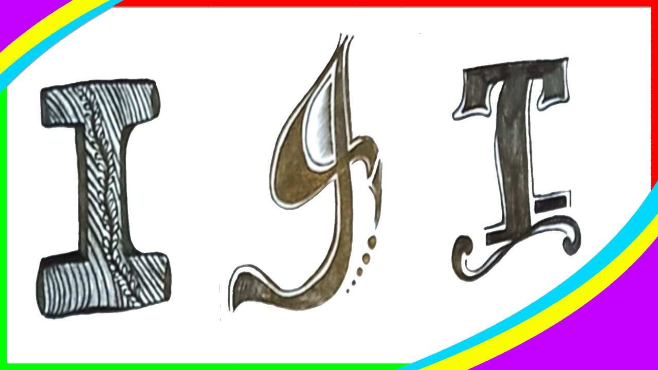 Fancy Alphabet I | Alphabet Writing practice | Marvellous Writing ...
