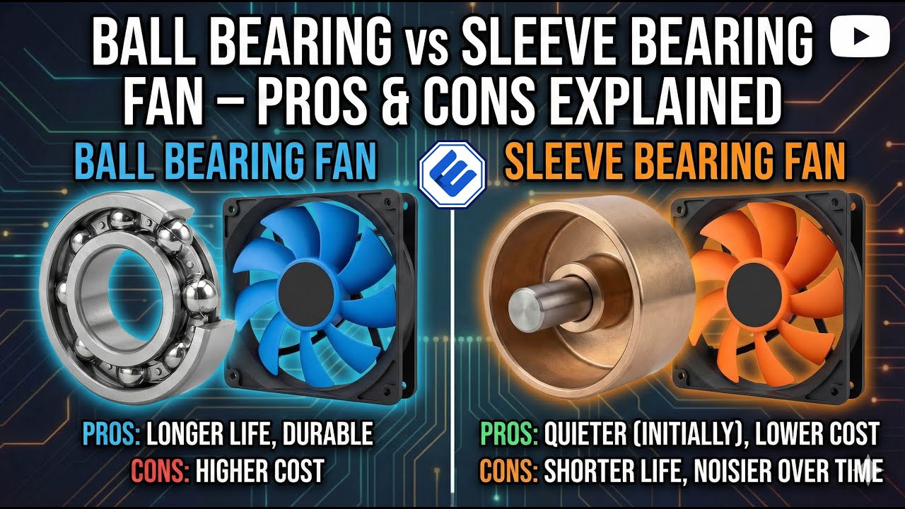 Don't Buy the Wrong Fan! Ball Bearing vs Sleeve Bearing Explained # ...
