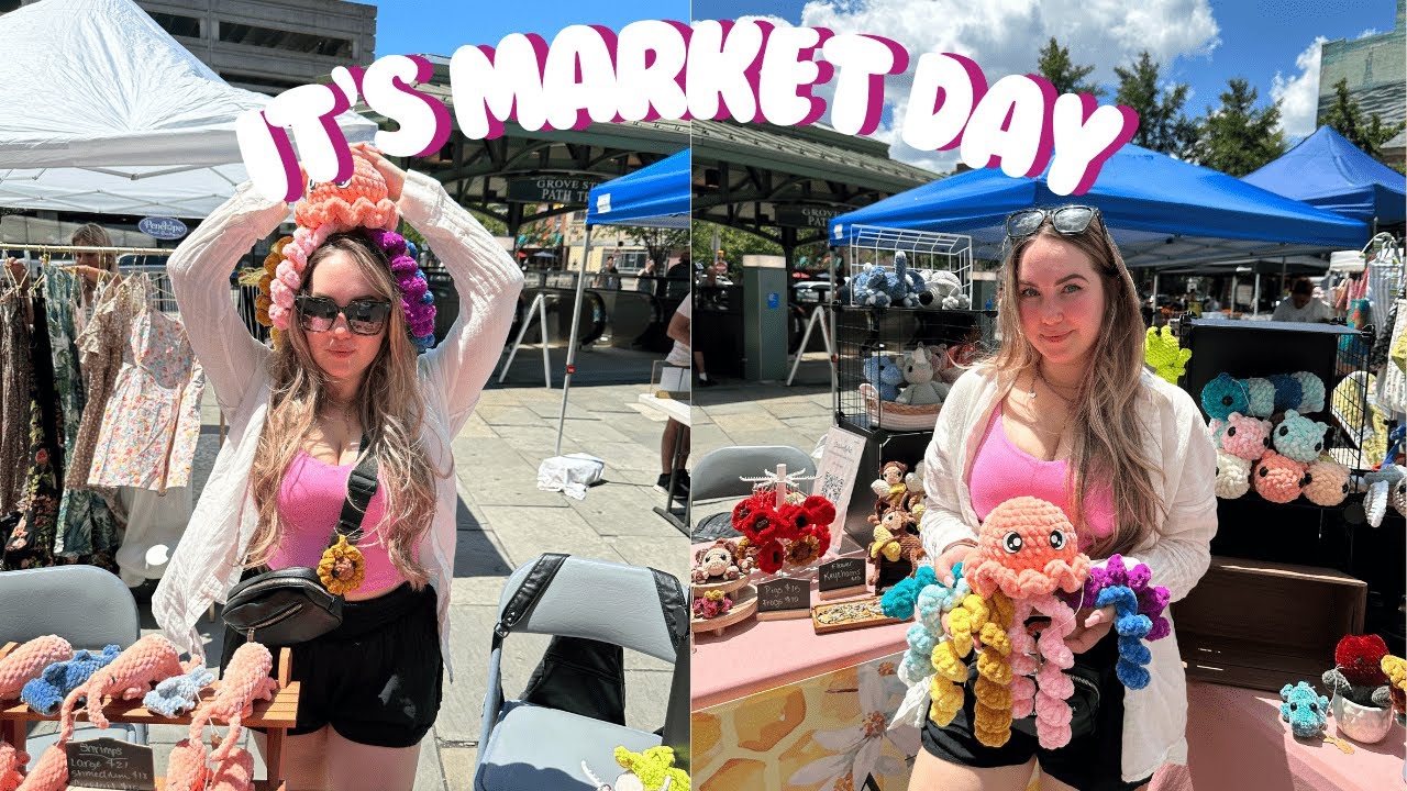 It's Market Day - First Summer Market of the Season - YouTube