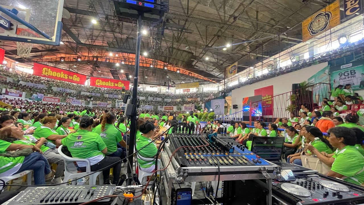 Lights and Sound System setup for BHW or Barangay Health Workers at ...