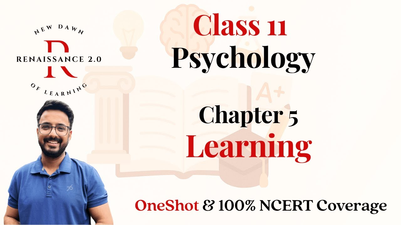 Class 11 Psychology Chapter 5 | Learning | With Notes | Oneshot | Hindi ...