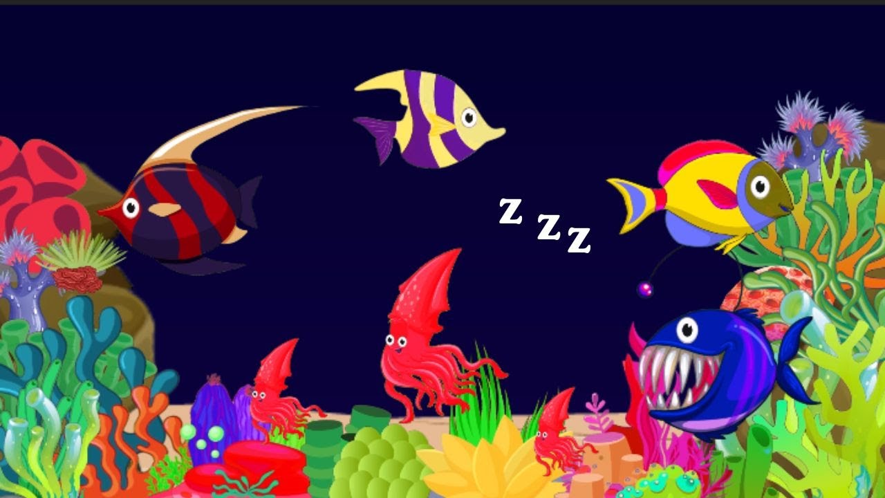 🌊 Peaceful Fish Lullaby Music – Relaxing Aquarium Sounds for Sleep ...