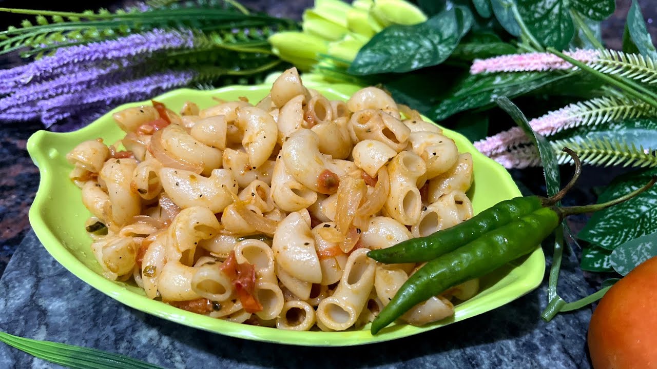 Indian style macroni pasta !! very easy and quickly recipe - YouTube