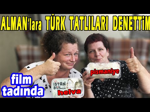 ALMAN‘lara TÜRK TATLILARI denettim. komik sahneler ortaya cikti.