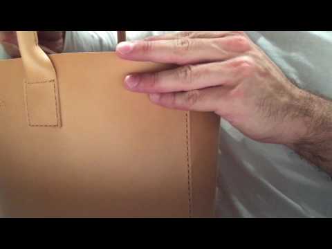 Stitching the side from Maria Totebag by Hand | Atelier Kartal Leather