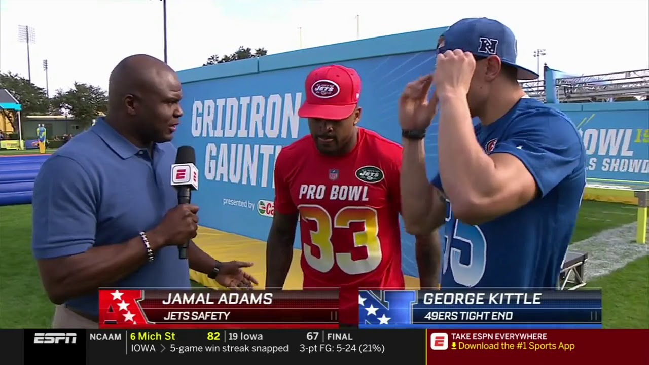 Gridiron Gauntlet Competition - 2019 NFL Pro Bowl - NFC vs AFC - YouTube