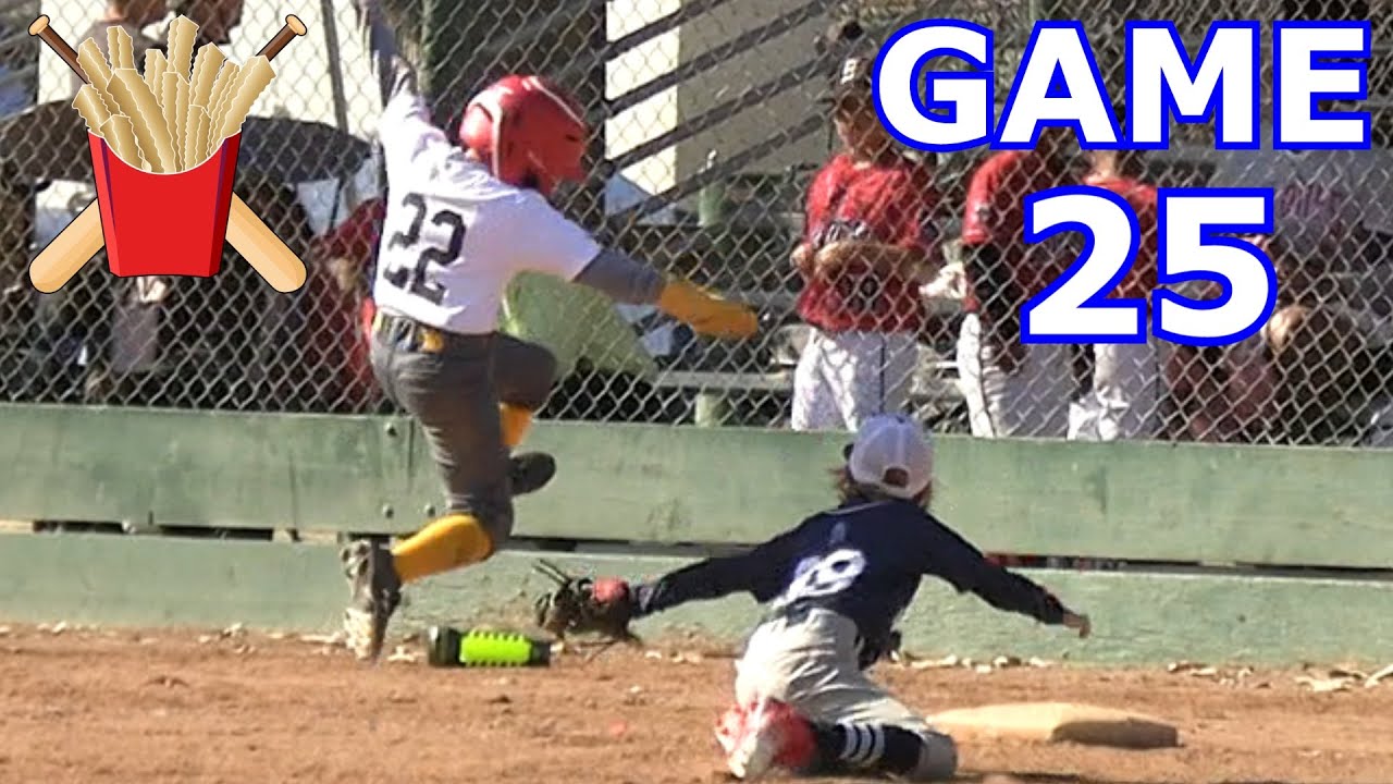 RALLY FRIES TRIES TO AVOID THE WALK OFF! | Team Rally Fries (9U Fall ...