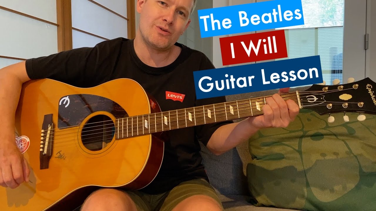 I Will The Beatles Guitar Lesson - YouTube