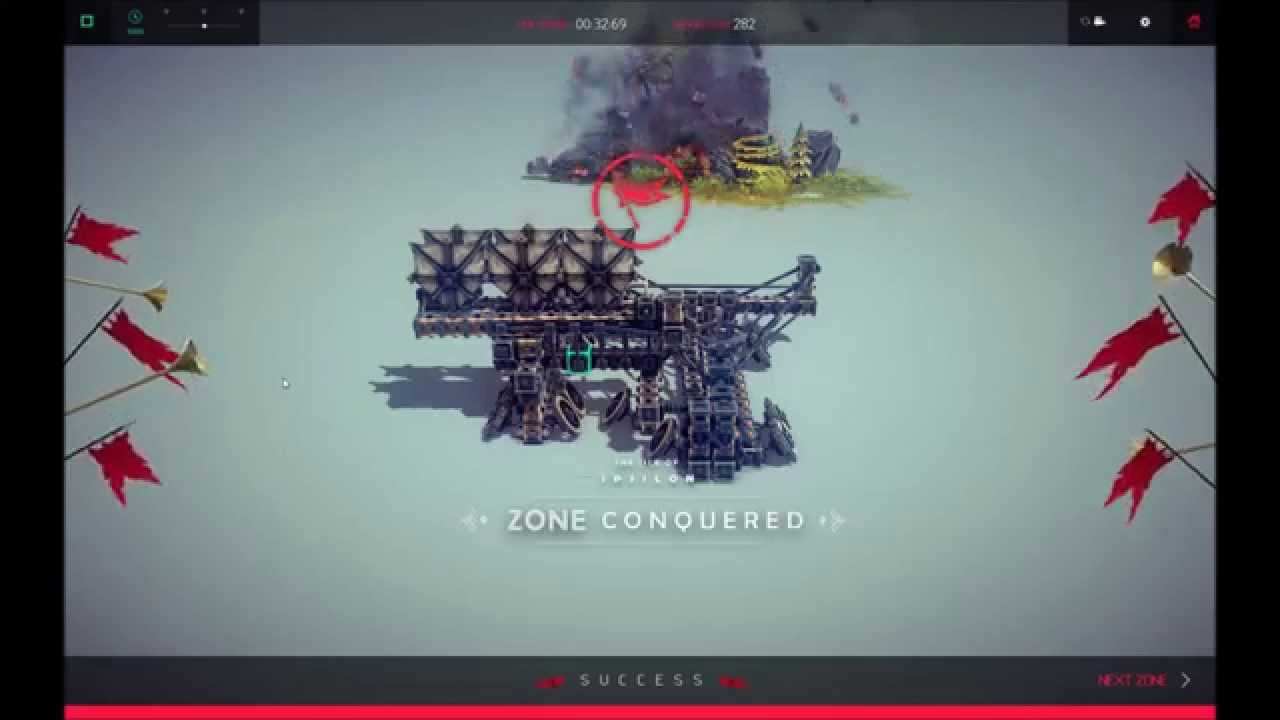 Besiege - Reloadable Mobile Bomb Launcher - YouTube