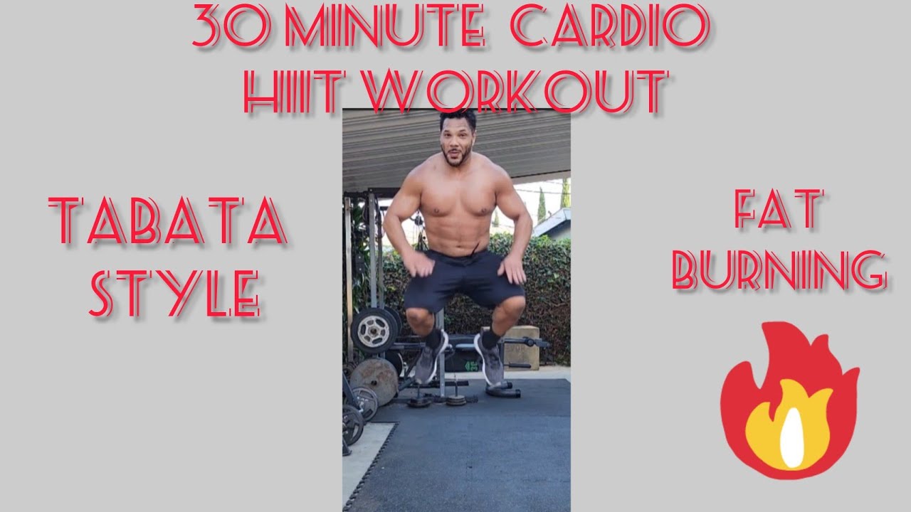 30 Minute Cardio Hiit Workout Youtube