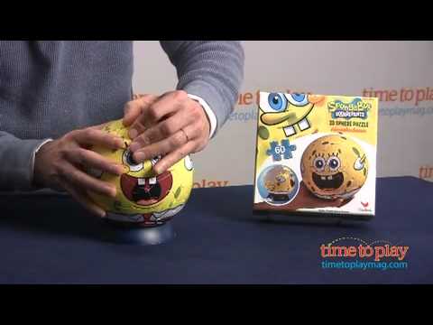 SpongeBob SquarePants 3D Sphere Puzzle from Cardinal Games - YouTube