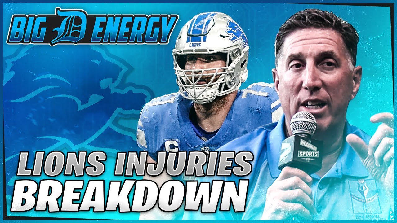 Dr. Pierce Breaks Down the HUGE INJURIES to the Detroit Lions - YouTube