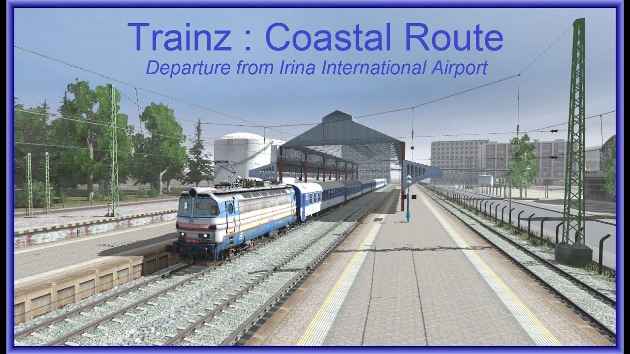 Trainz 2019 SP2 - Coastal Route - Airport Departure - YouTube