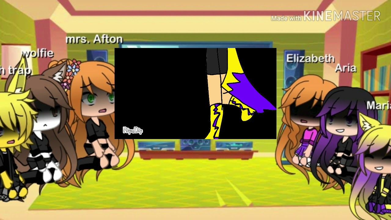 Mrs. Afton and wolfie, glitch trap,aria react Mariah meme can't sleep ...