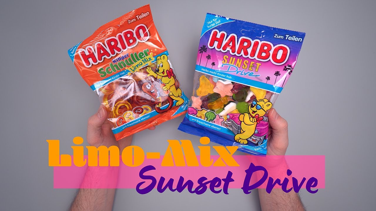 Haribo | Sunset Drive und Schnuller Limo-Mix | Test - YouTube