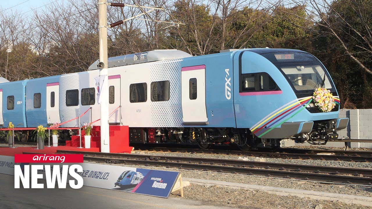 First high-speed GTX train unveiled - YouTube