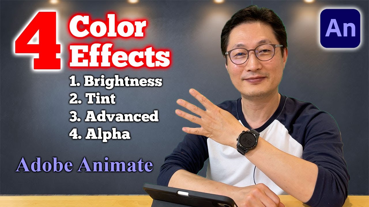 [4 Color effects] Adobe Animate - YouTube