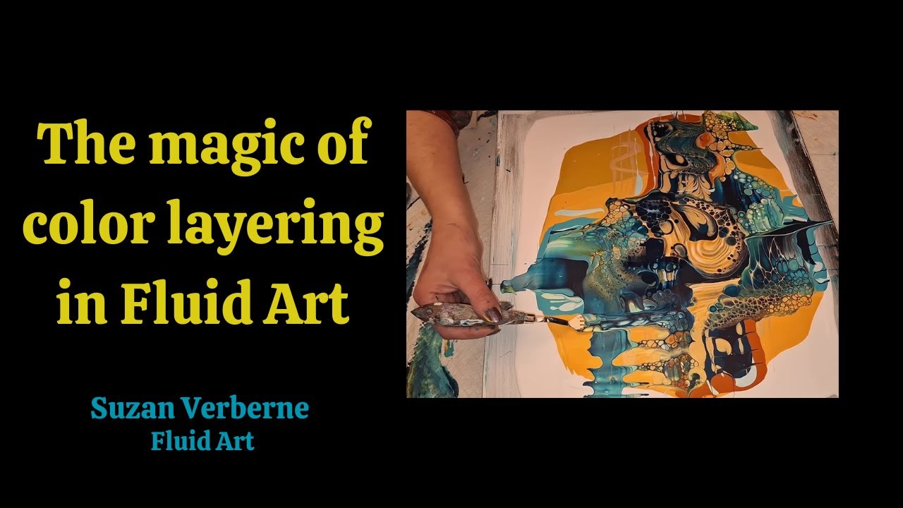 The magic of color layering in fluid art - Stunning effects and color ...