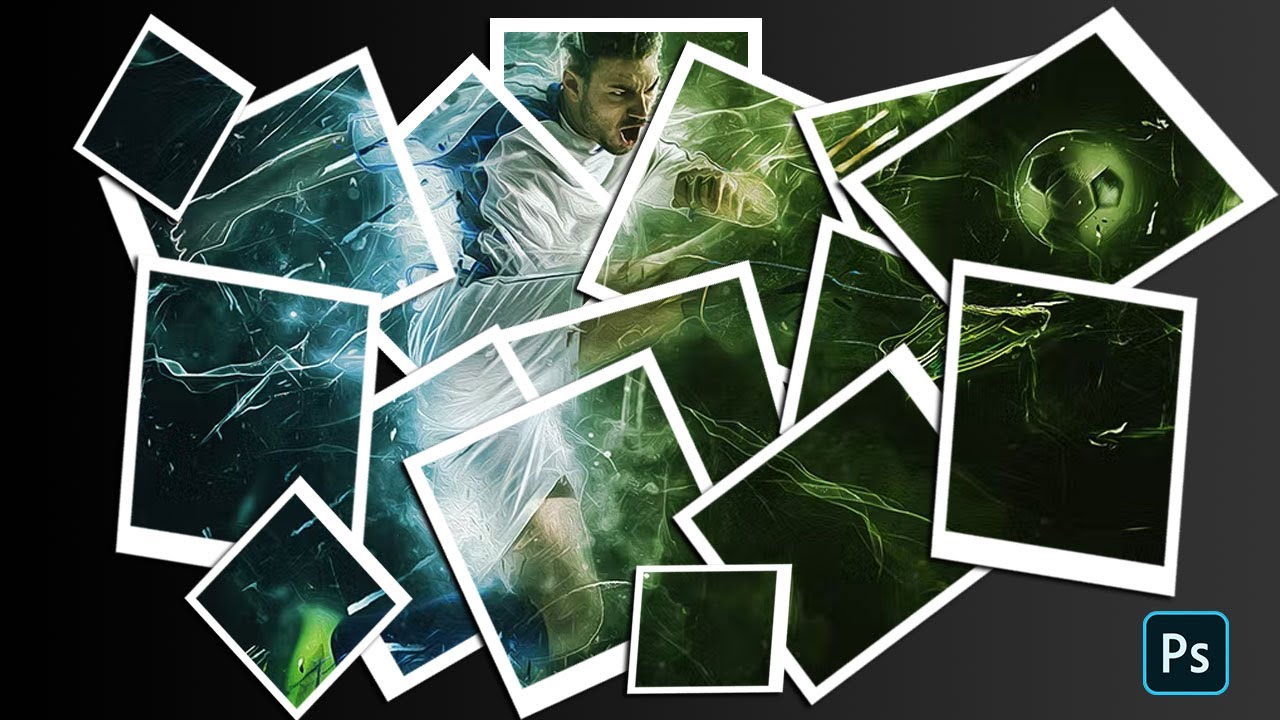 How to create a collage in Photoshop {Collage Effect} - YouTube