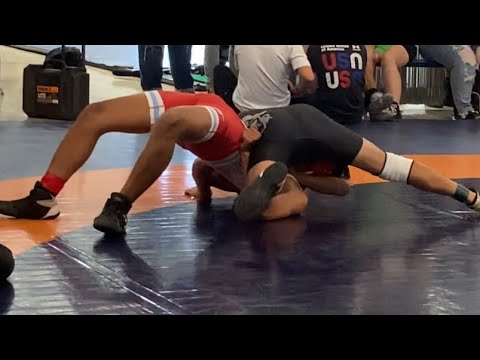 Preseason Opener 2022 138lb Dylan Galant - YouTube