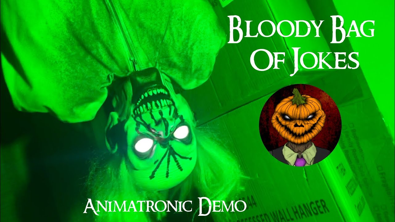 Bloody Bag of Jokes (2021) Animatronic Demo - Spirit Halloween 2021 ...