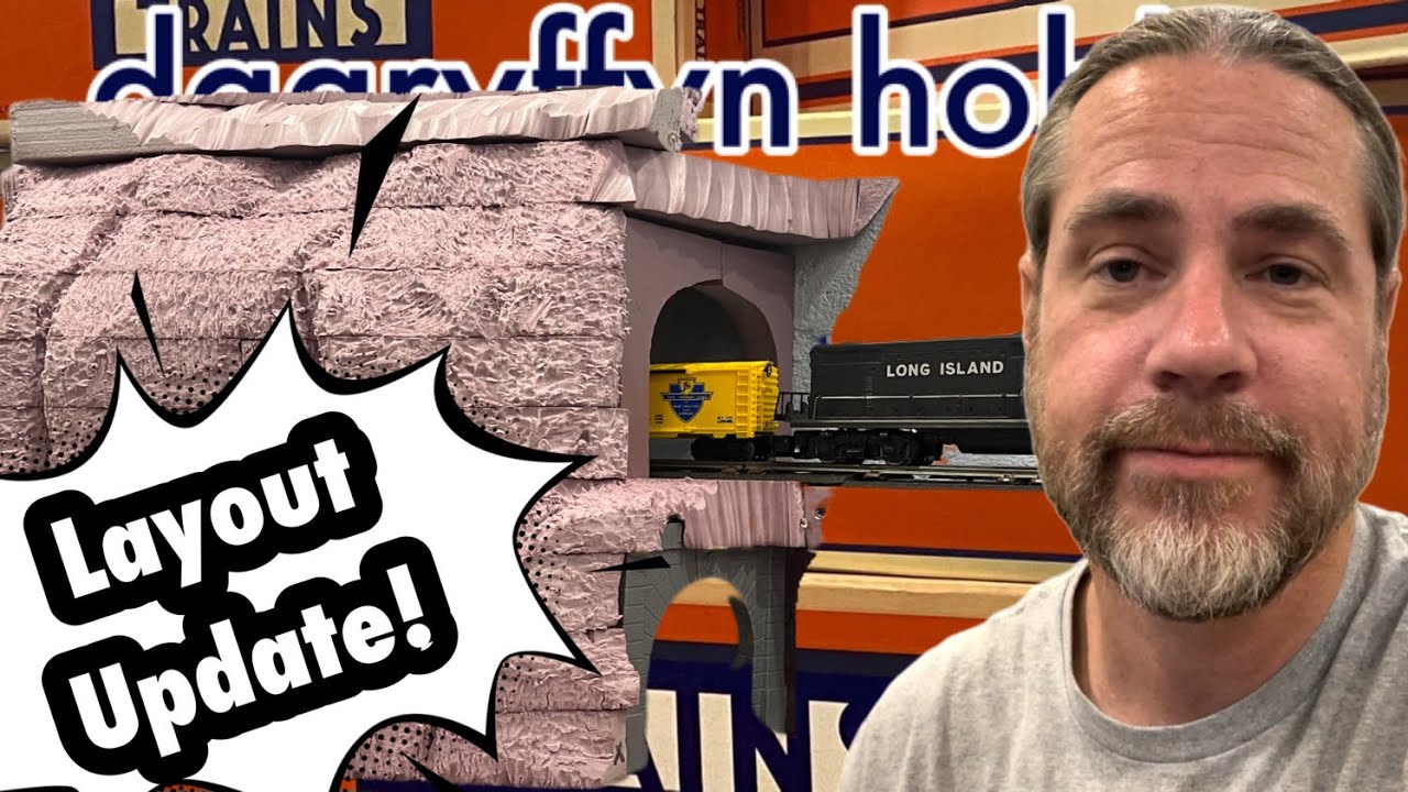 Layout Update! More Progress on the Upper Loop - YouTube