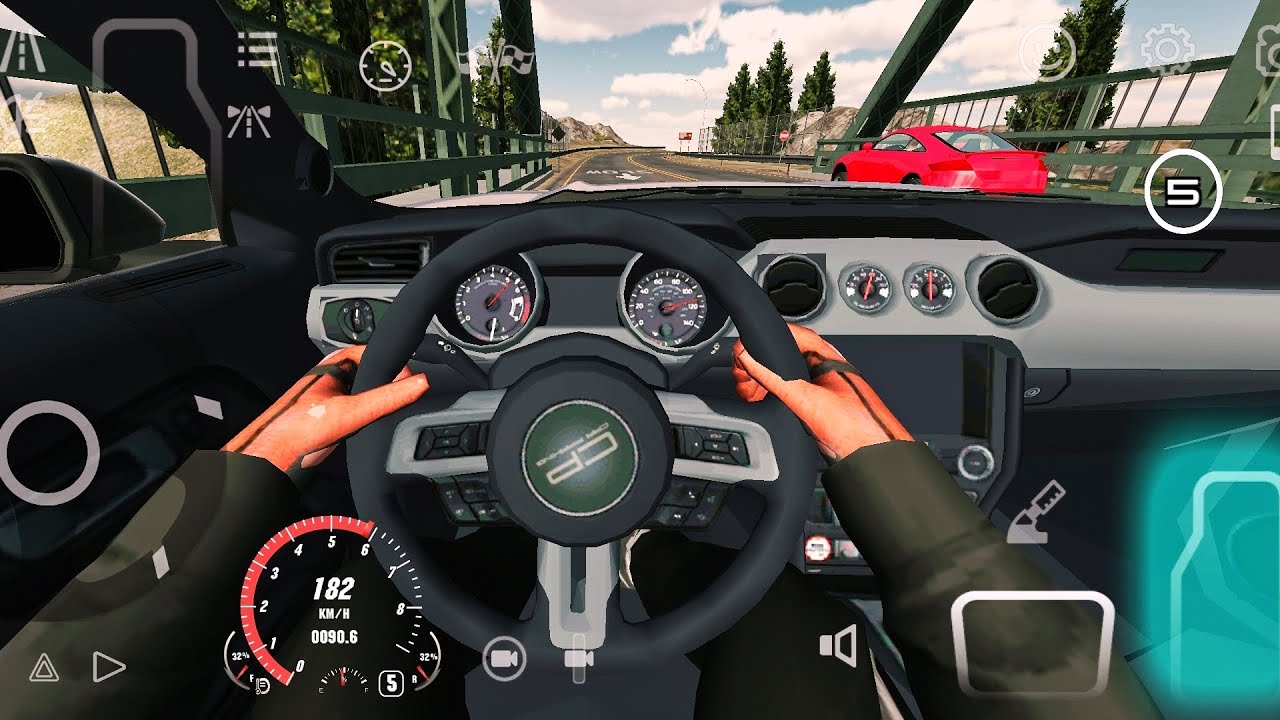 Car Parking multiplayer 💥💥 Ford Mustang 🥵 Driving Top speed. car ...