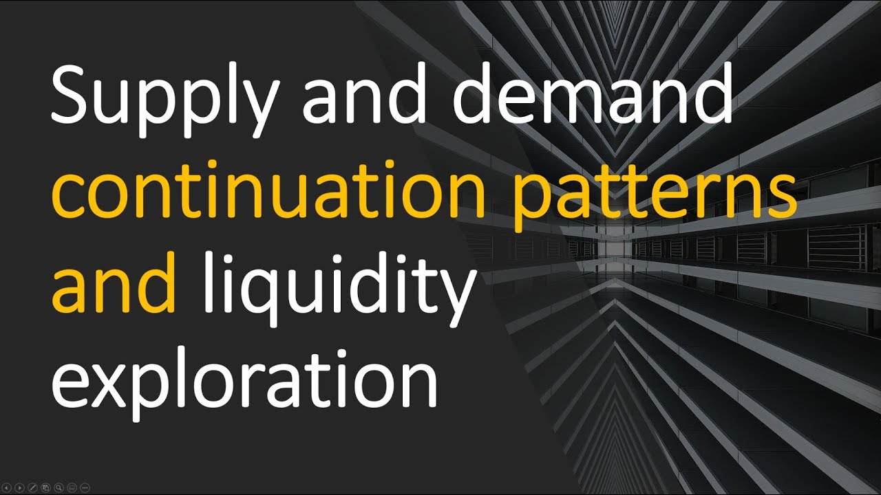 #Supply and #demand continuation patterns and #liquidity exploration ...