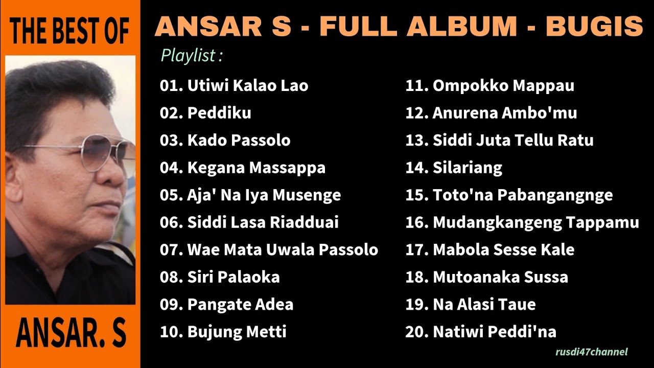 Ansar S - Full Album Lagu Bugis (The Best of Ansar S) Album Kompilasi ...