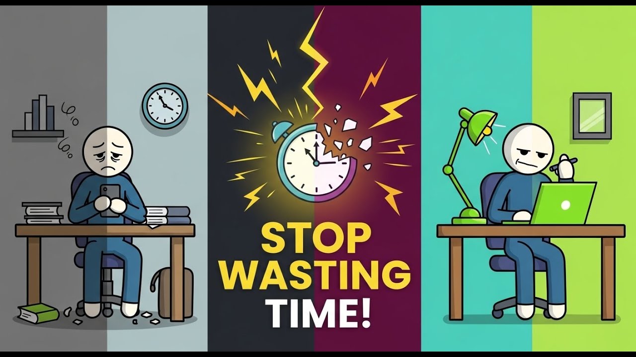 Stop Wasting Time Now #timemanagement #selfimprovement - YouTube