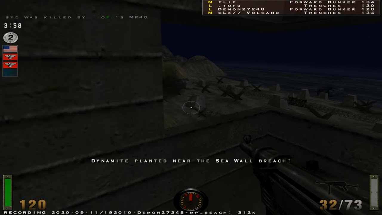 Return to Castle Wolfenstein (PC) - Beach Invasion Online Multiplayer ...