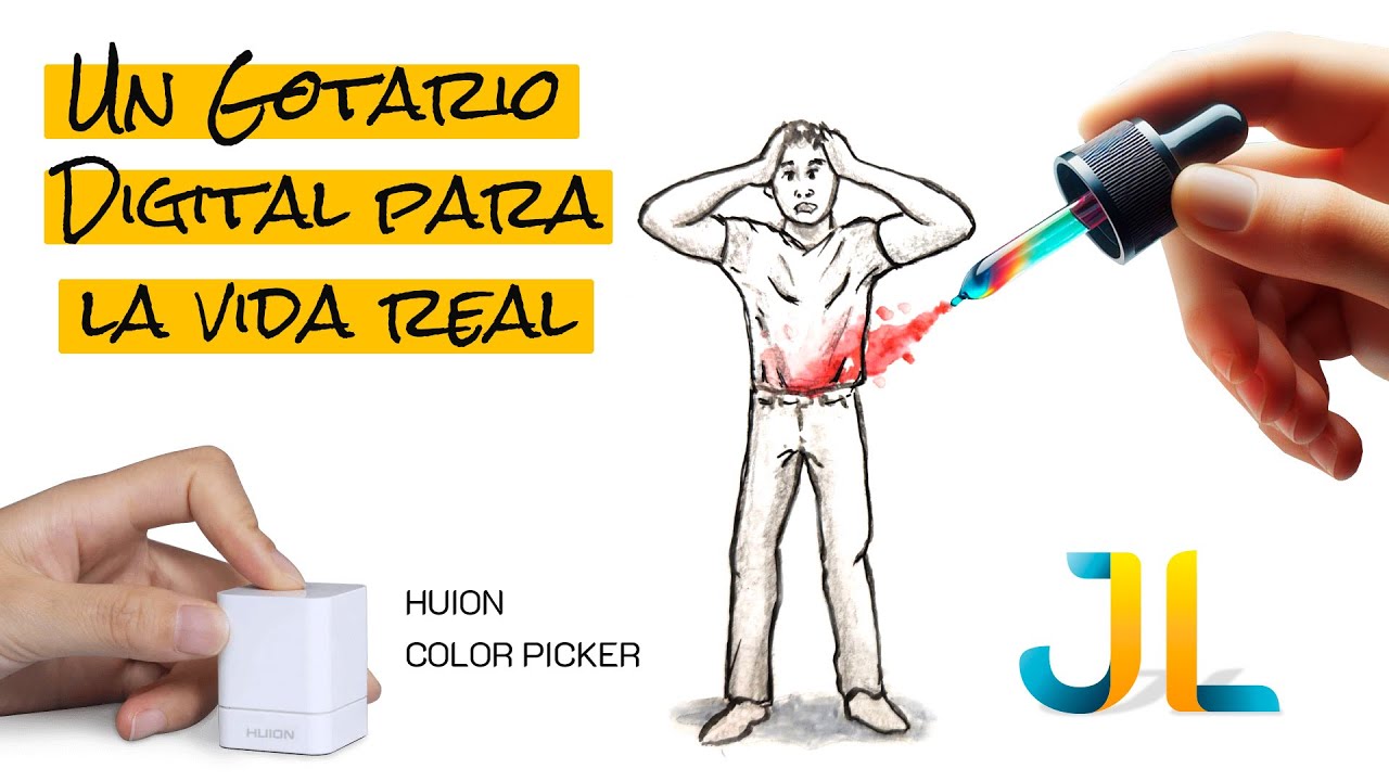 Probando el Color Picker de Huion. Es un gotario para vida real? - YouTube