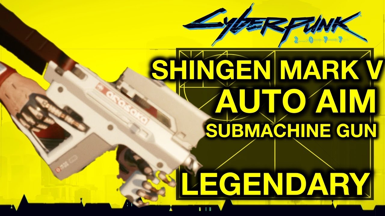 Cyberpunk 2077 – Shingen Mark V Legendary Iconic Weapon - Auto Aim ...