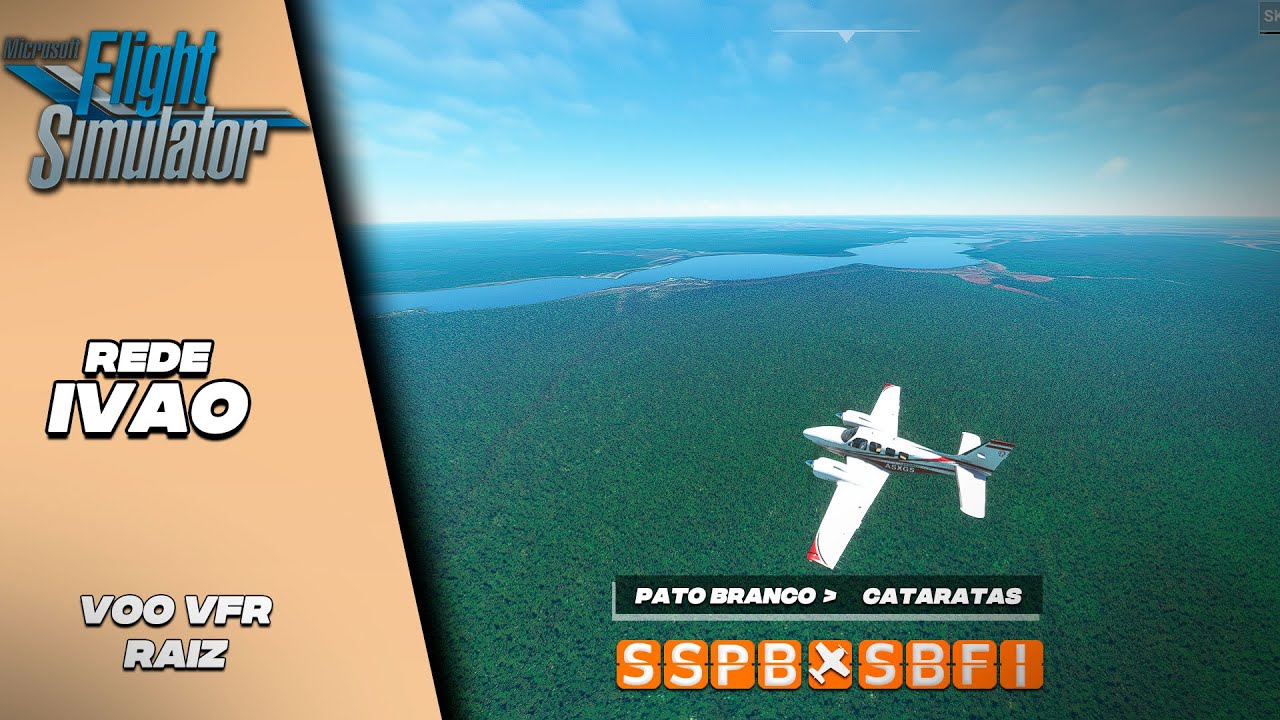 Flight Simulator 2020 _ IVAO Pato Branco - Cataratas _ B58 Analógico ...