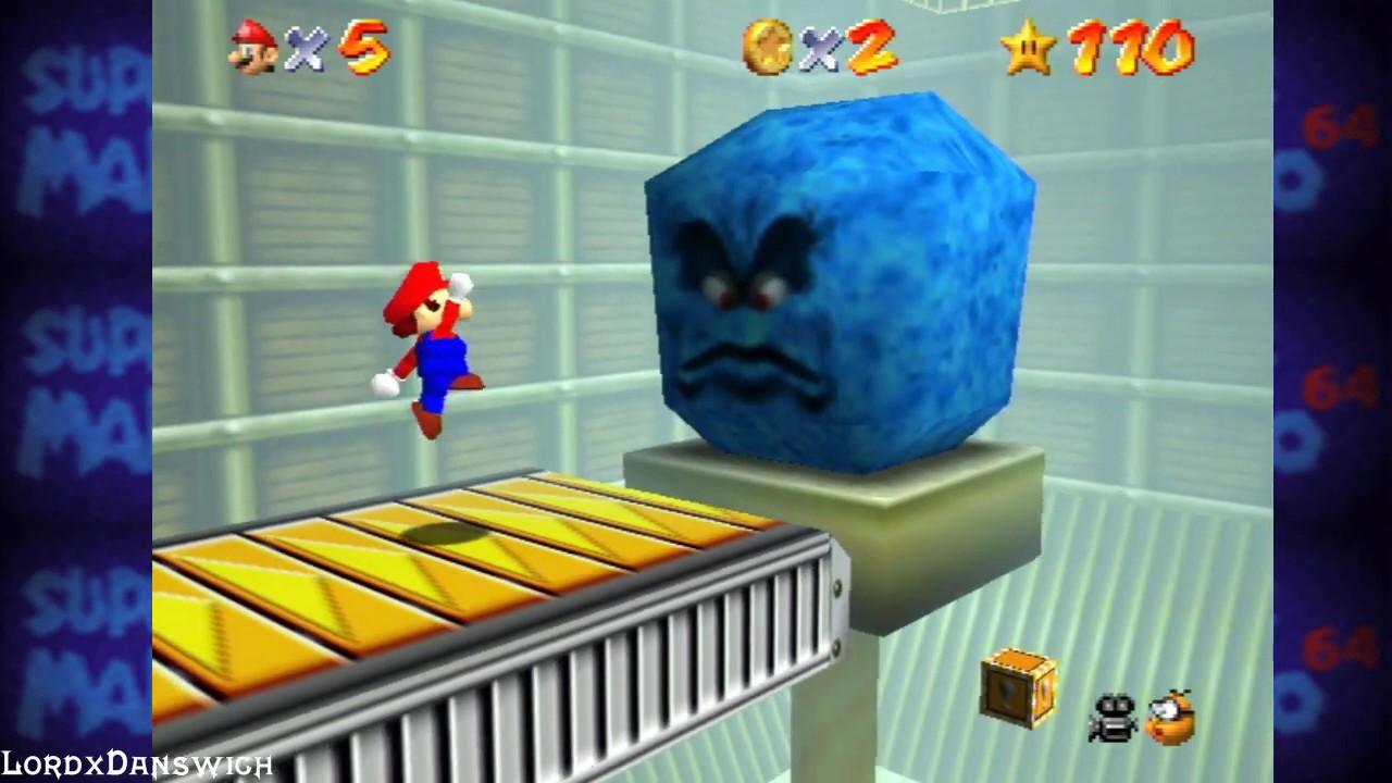 Super Mario 64 #97 - Stomp on the Thwomp - YouTube