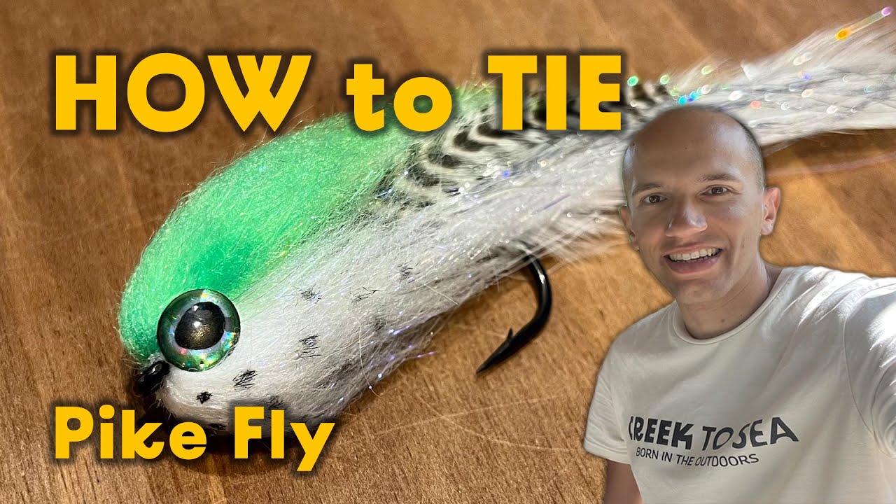 How to Tie pike flies big streamer pattern dressing fly tying tutorial ...