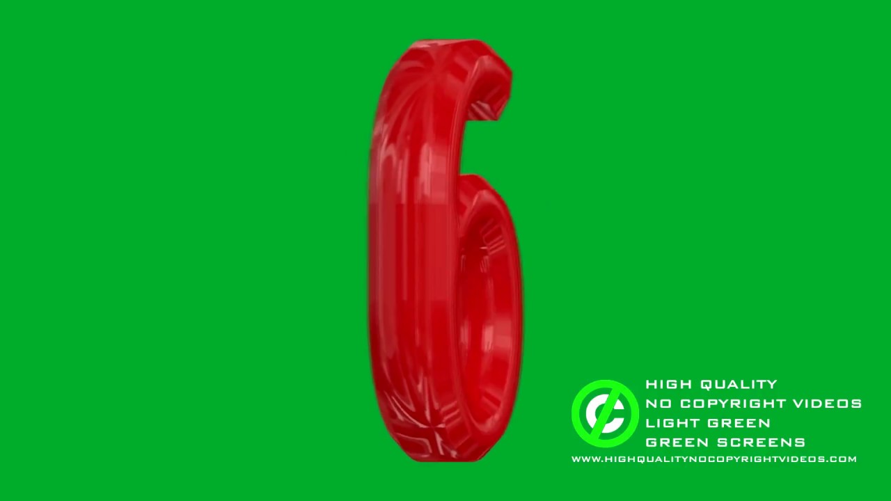 Figure 6 - Number Six (Green Screen Video) [High Quality - No Copyright ...