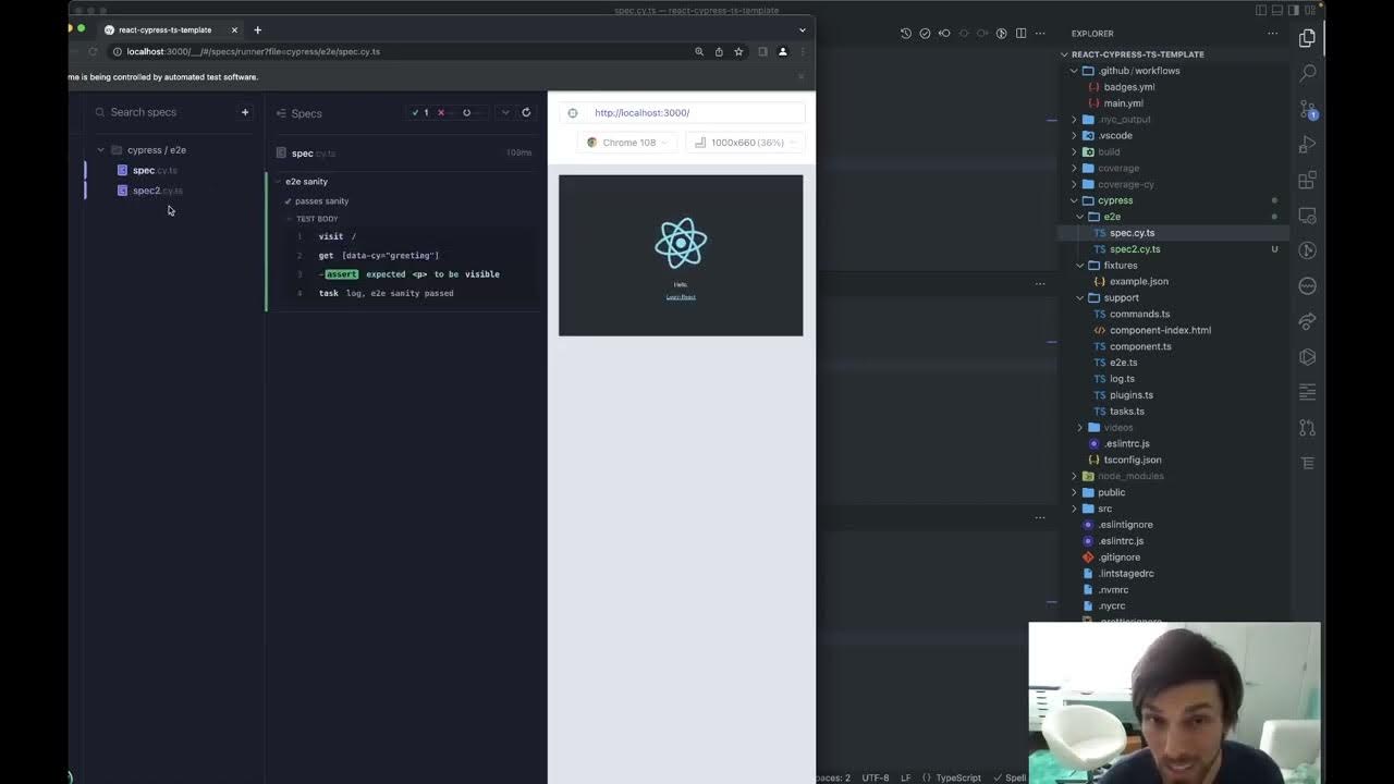 Optimize cypress config: plugins, tasks, commands, e2e, ct - YouTube