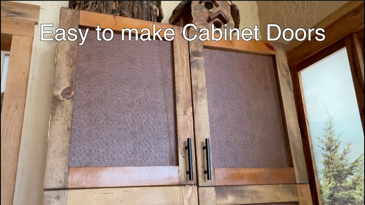 Easy to make Cabinet Doors - YouTube