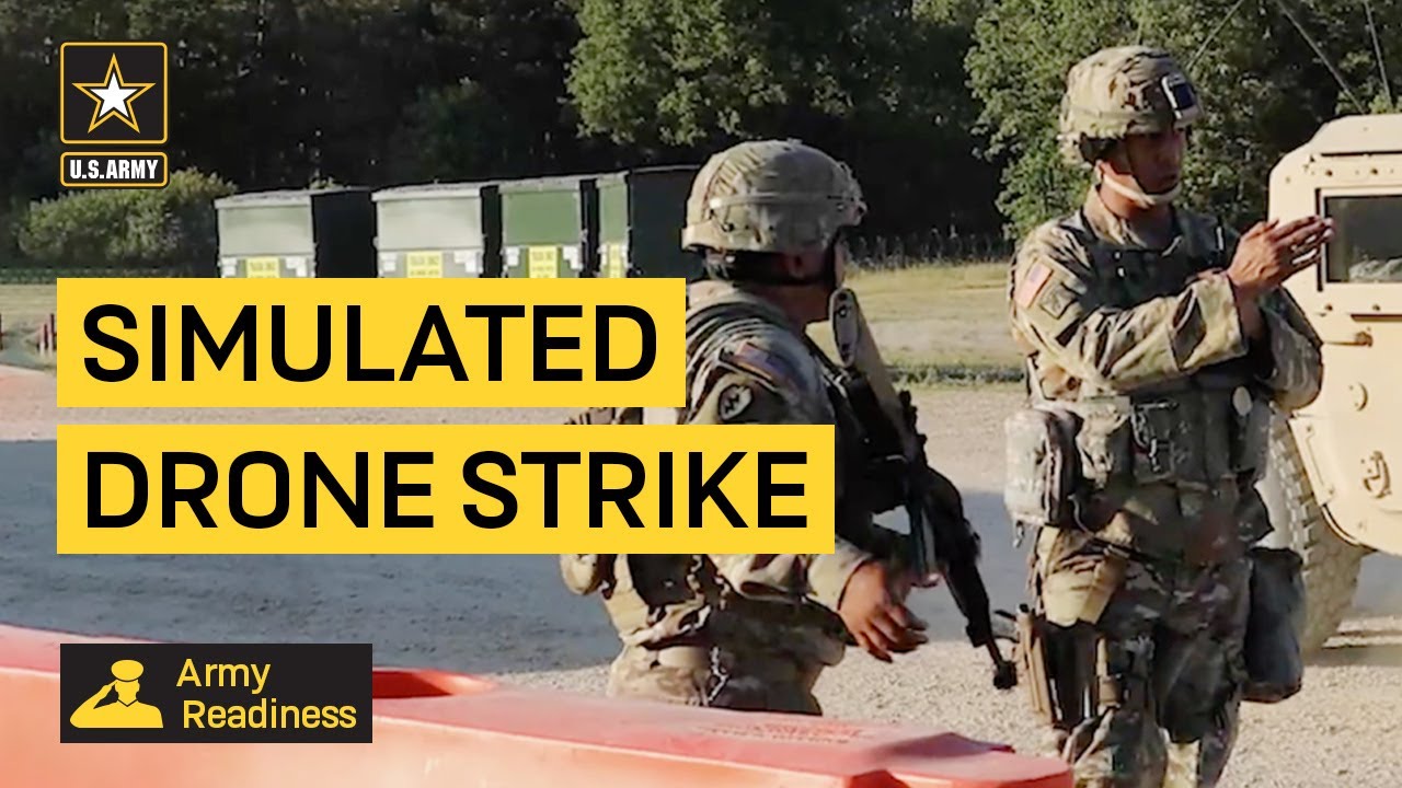 Simulated Drone Strike - YouTube